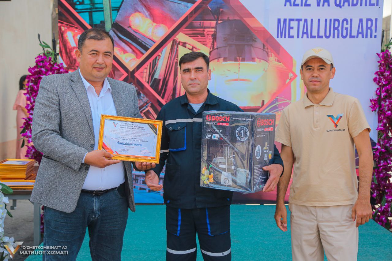 O‘zbekiston Respublikasi konchilik va metallurgiya sanoati xodimlari ...