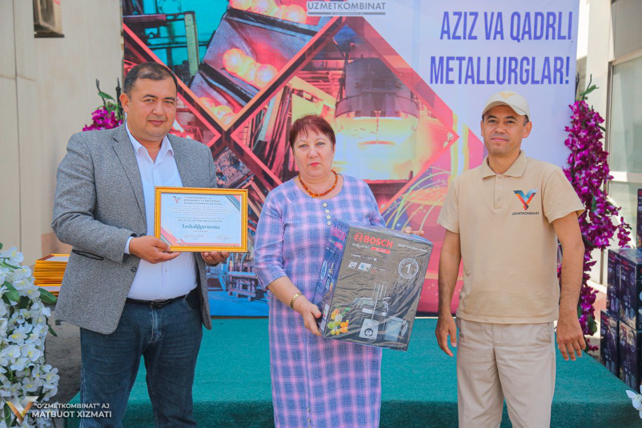 O‘zbekiston Respublikasi konchilik va metallurgiya sanoati xodimlari ...